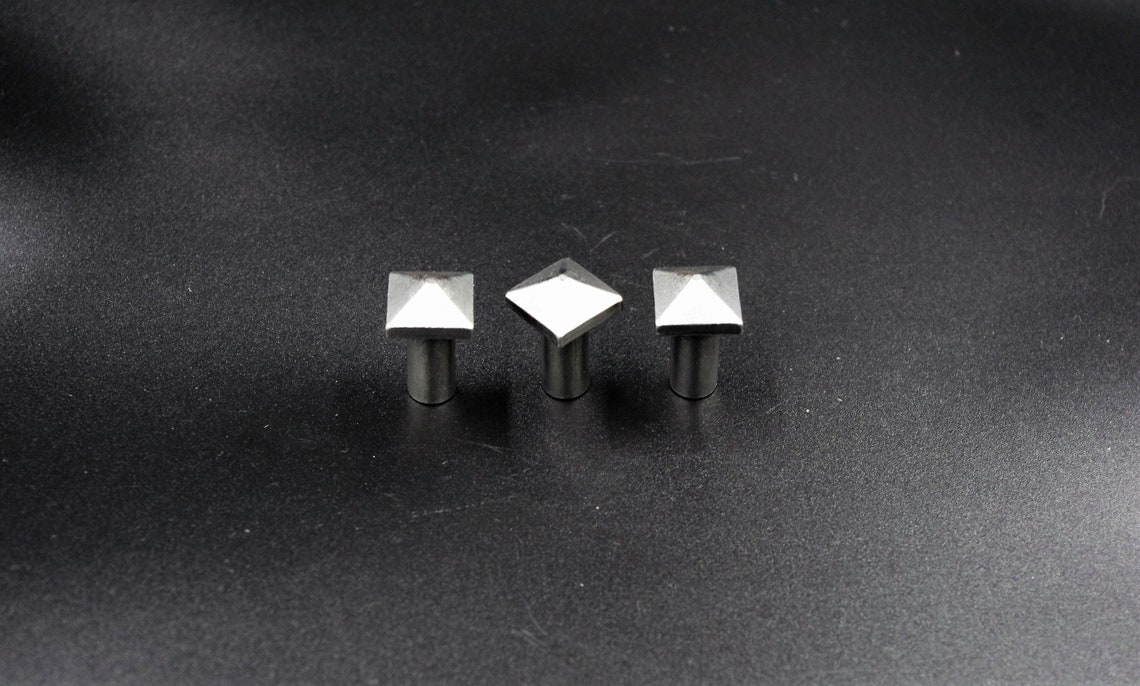 Square Pyramid Type Iron Rivets | Blacksmith Made | Forging Component ...