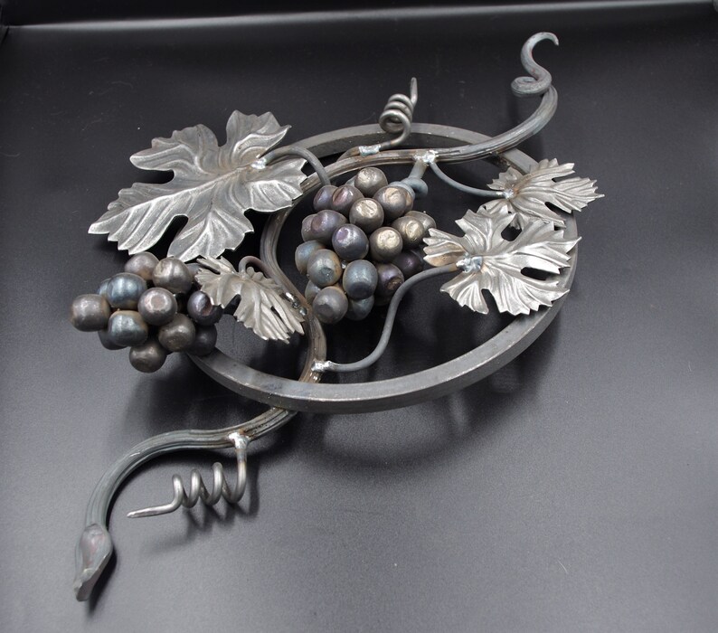 Lovely Big Steel Grapes Rosette Wall Art Metal Craft Work - Etsy