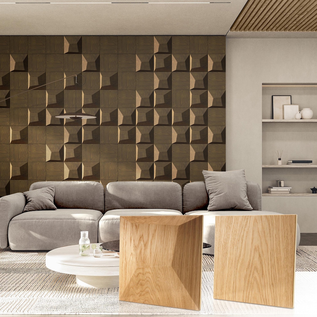 2D + 3D Wall Panels Wall Paneling Wall Panel Wall Art Wall Decor Wood ...