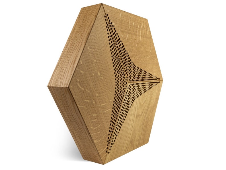 Art Deco Wood Acoustic Panels: Aesthetic Sound Diffuser Wall Art With ...