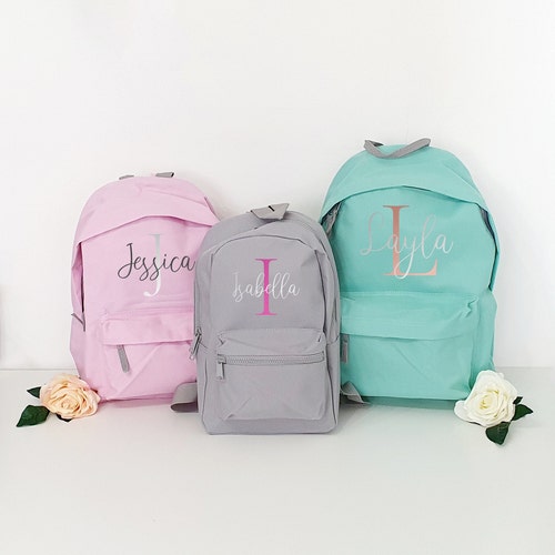 Personalised Kids Backpack Any Name Unicorn Girls Boys Back - Etsy UK