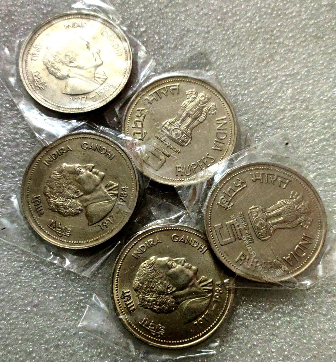 Indian 5 Rupees Coins