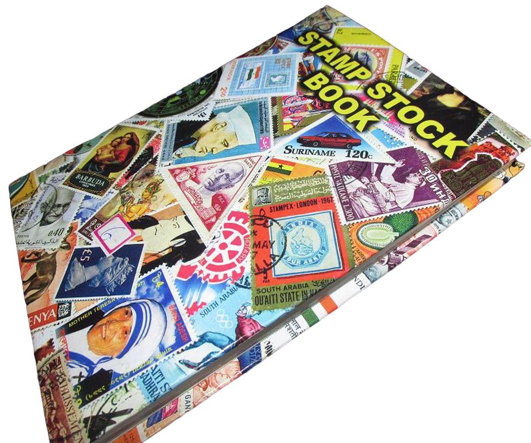 Premier World Postage Stamp Album Collection Stock Book 20 Pages ...