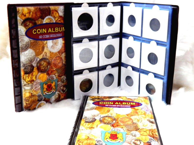 Coin Holder Album Collection Book World Class 60 Pockets - Etsy