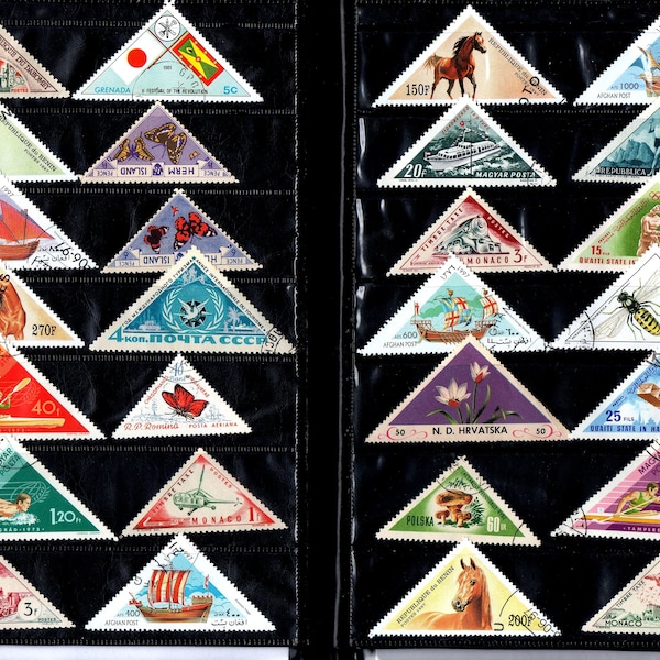 Triangle Stamp - Etsy