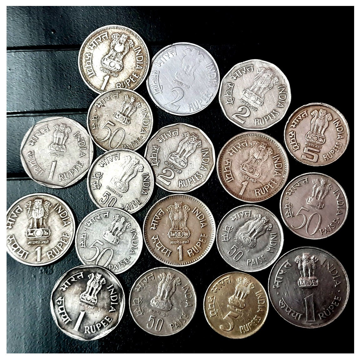 Indian 50 Rupees Coins