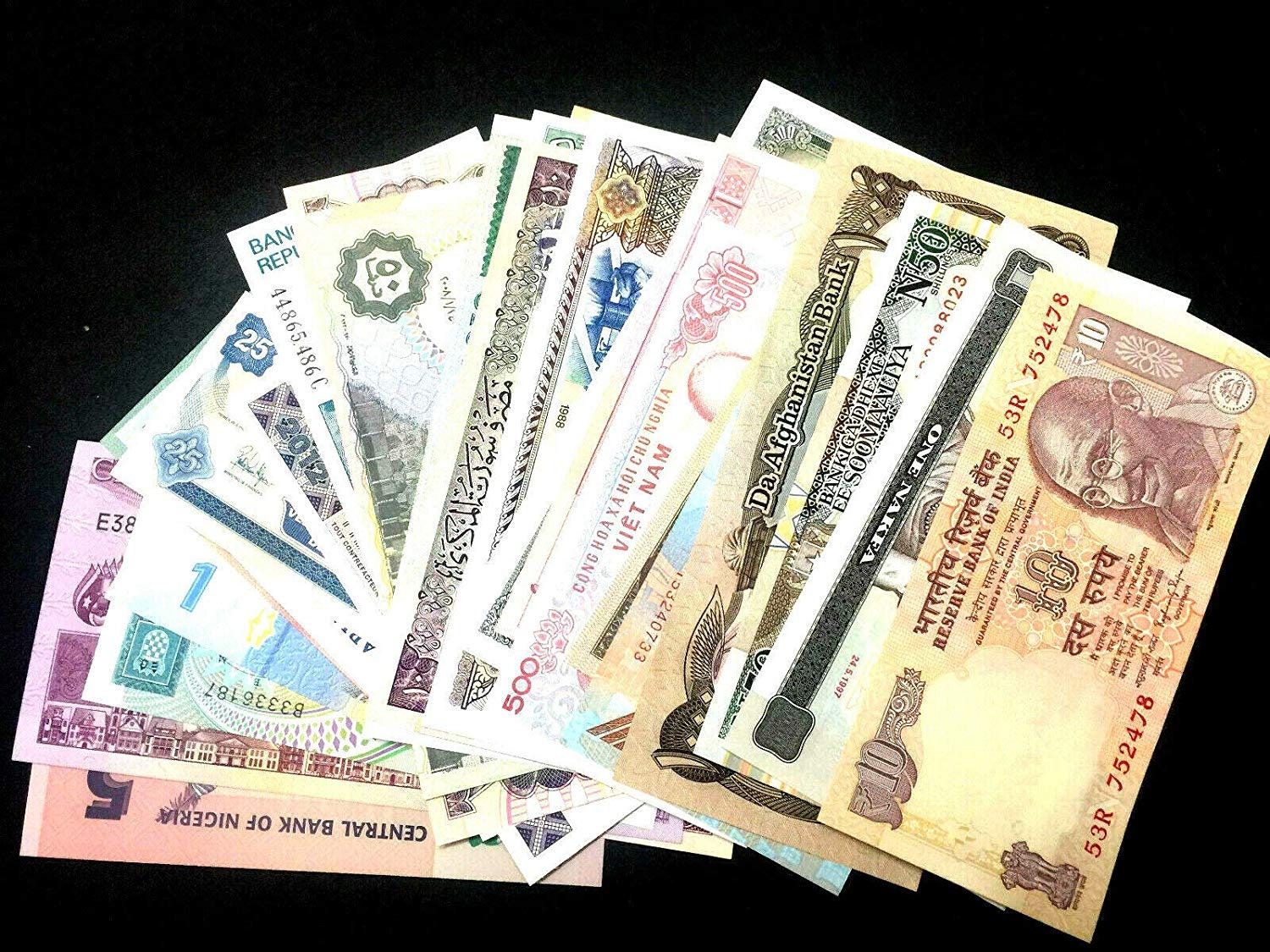 Lot 50 PCS Different World Banknotes Bundle From 50 Countries UNC ...