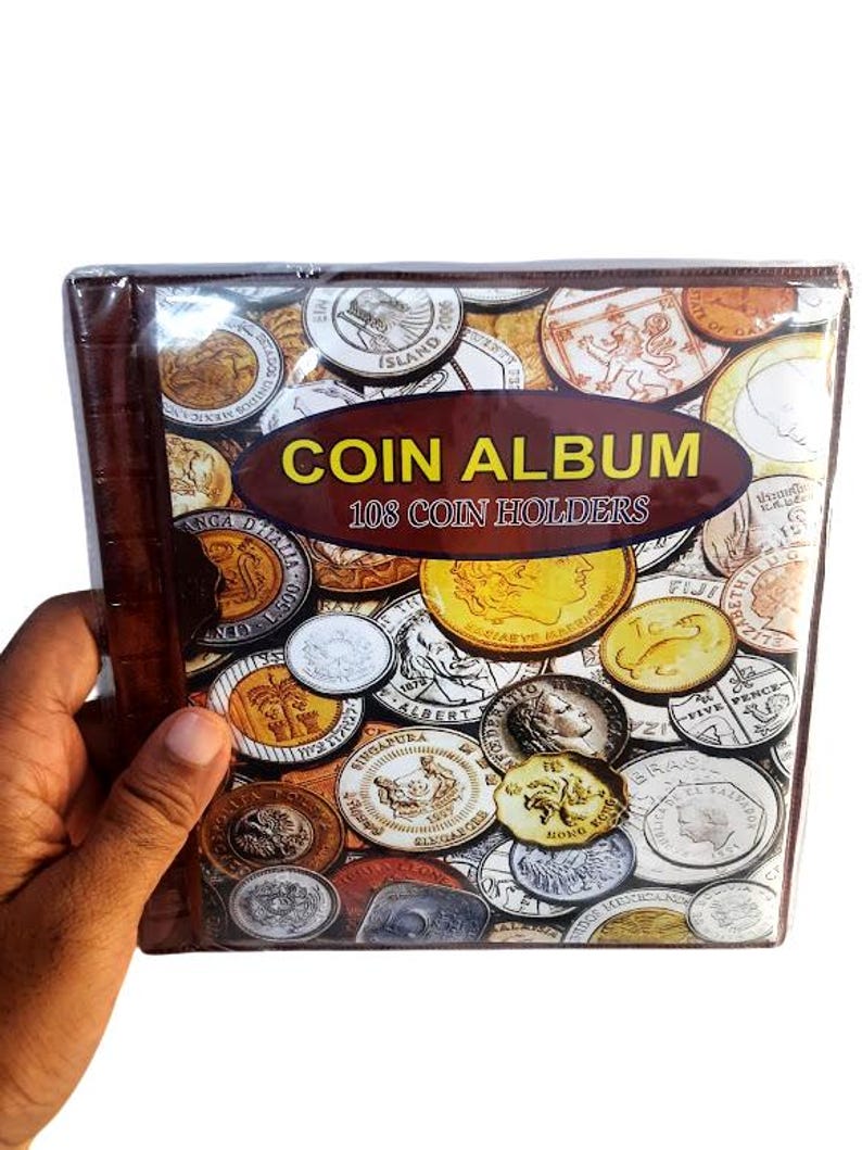Coin Holder Album Collection Book World Class 60 Pockets - Etsy