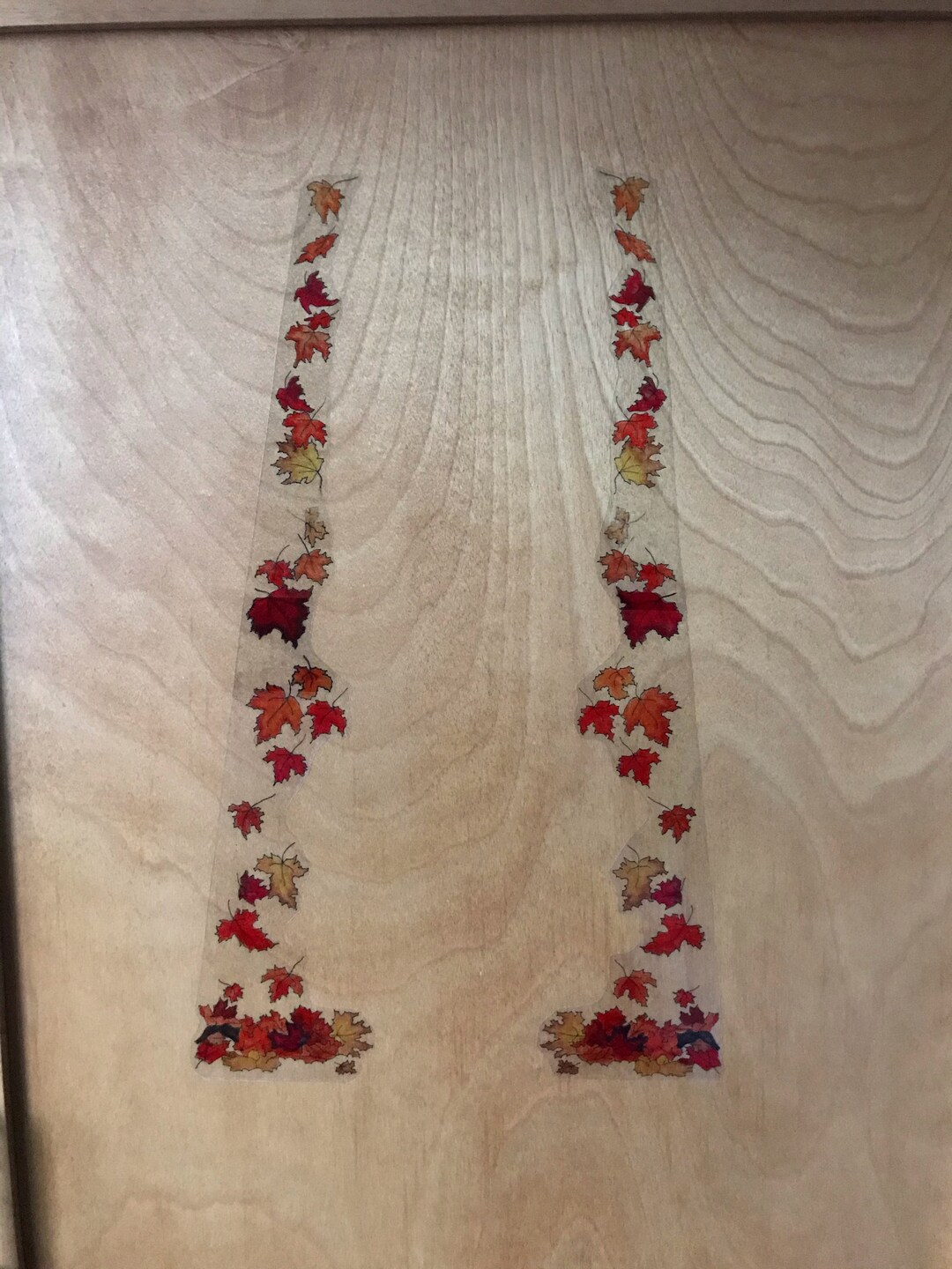 Autumn Leaves Harp Decal, Soundboard Decoration (set of 2) - Etsy
