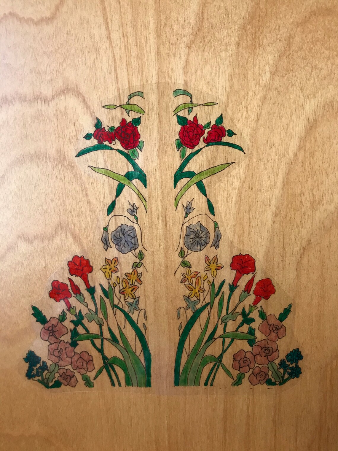 Old Fashioned Floral Corners - Etsy