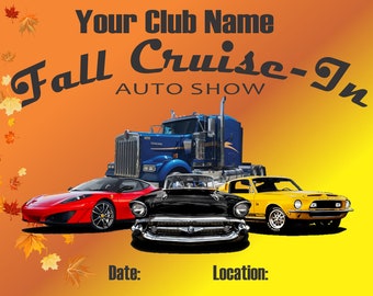 Car Show Magnetic Dash Plaque Full Color Pack of 25 - Etsy