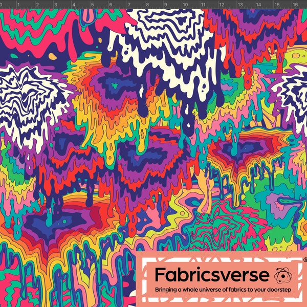Trippy Fabric - Etsy