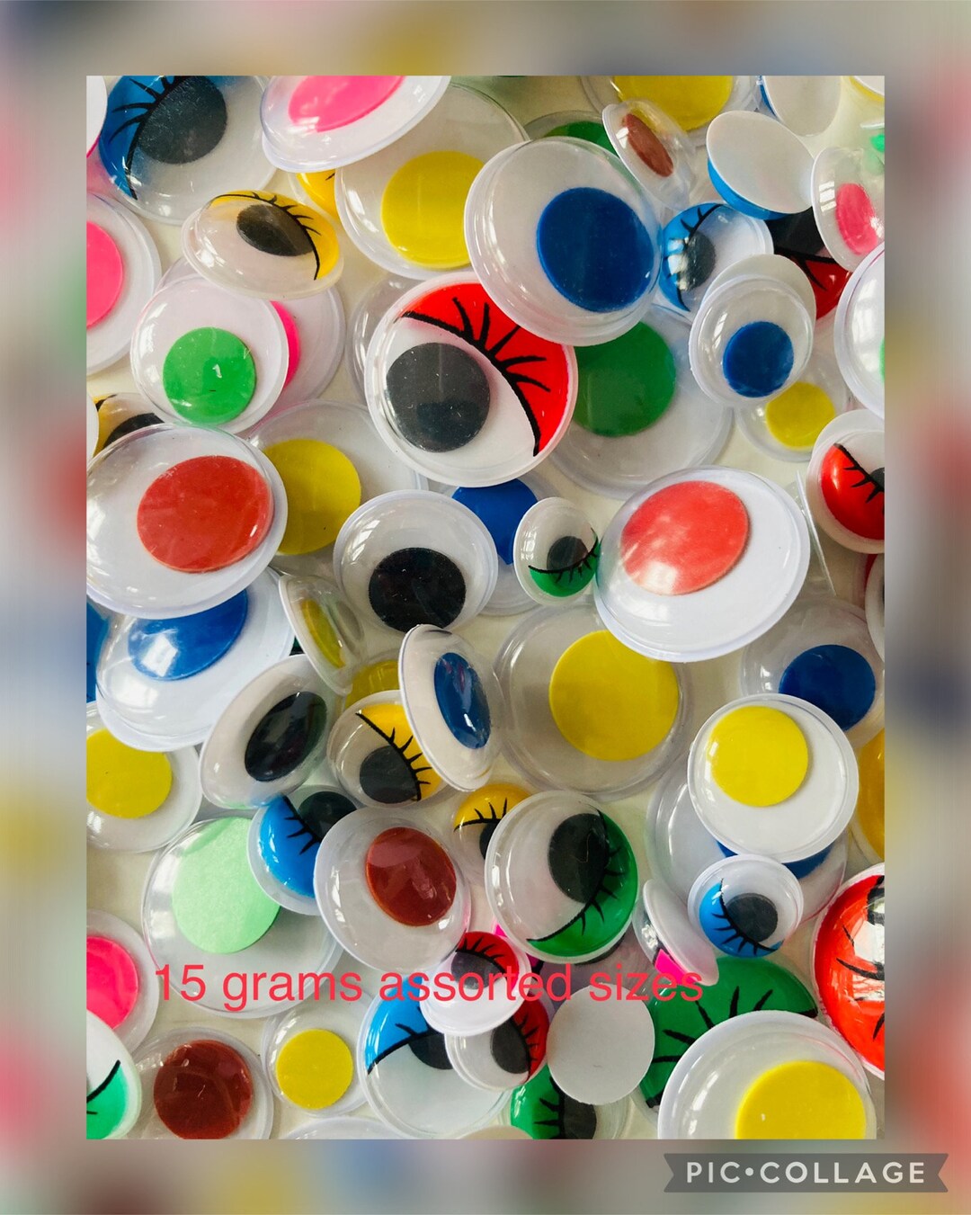 Googly Eyes Multicoloured and Assorted Sizes Kids Crafts - Etsy