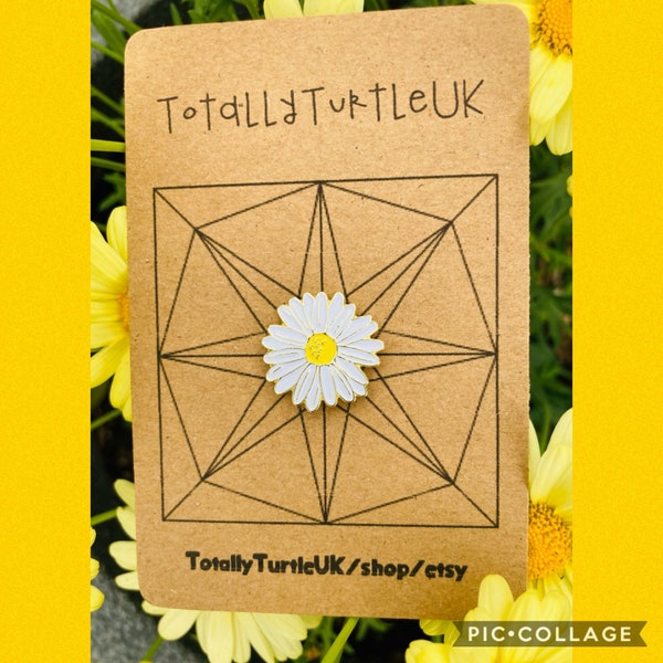 Daisy Pin - Etsy