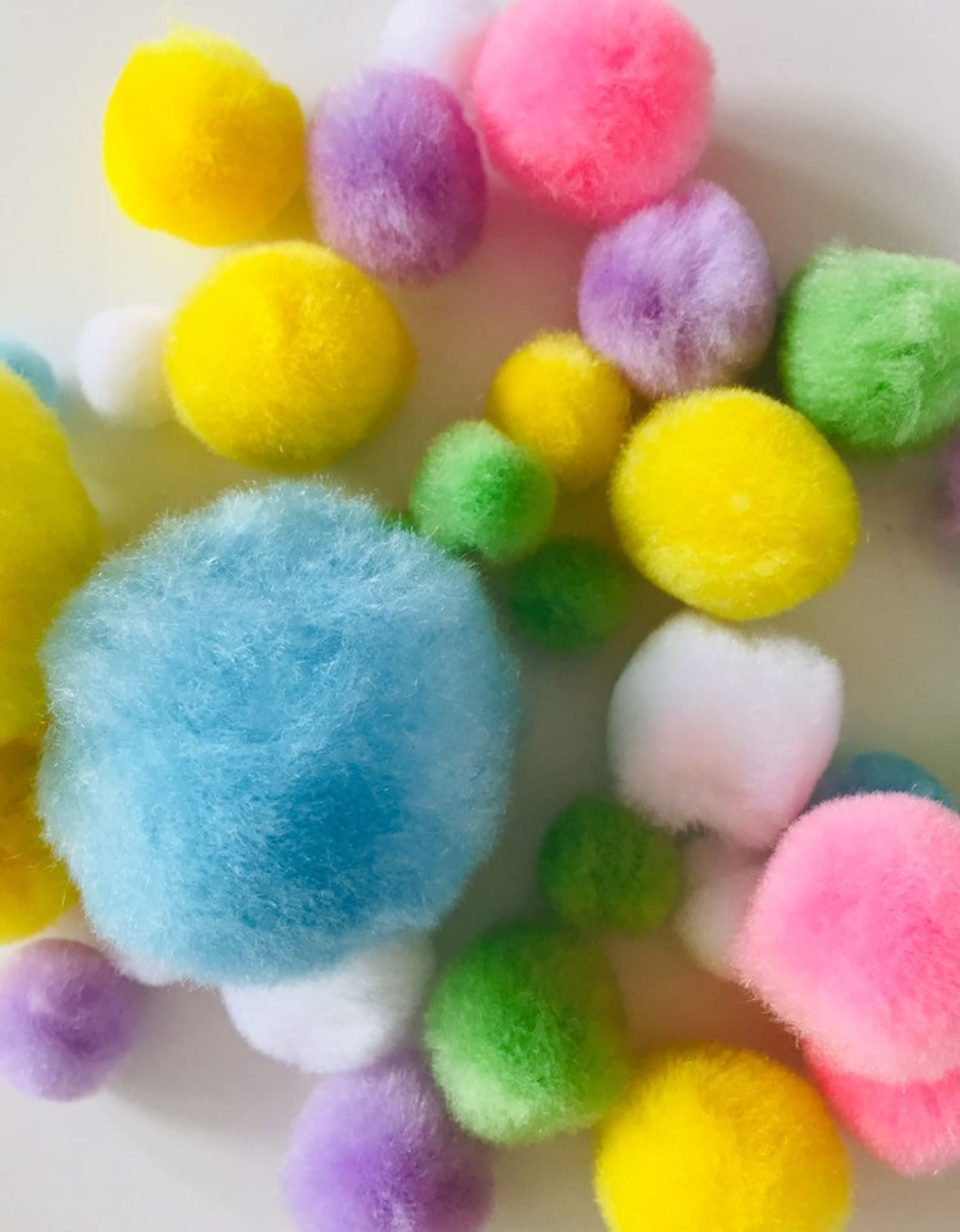 Craft / Art Pom Poms Multicoloured Mixed Sizes Bag - Etsy