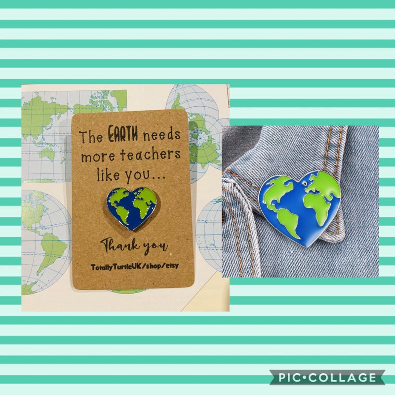 Earth Pins - Etsy