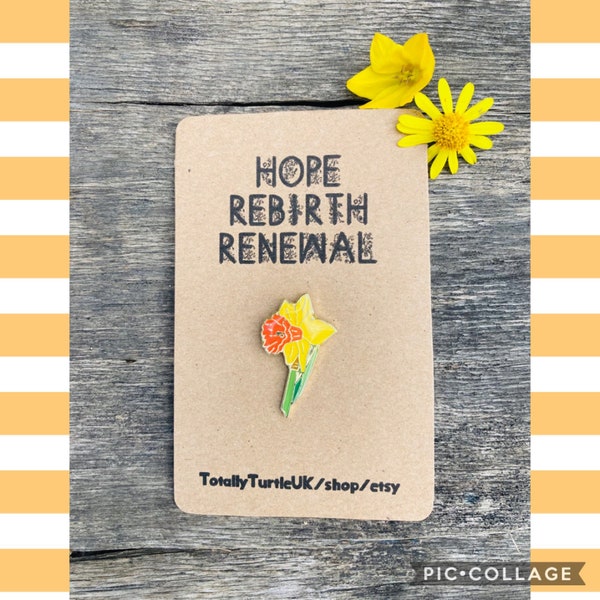 Daffodil Pin - Etsy