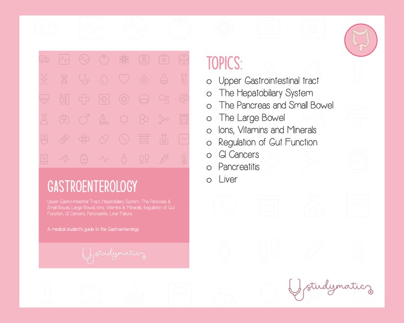 Gastroenterology I | Med School Notes | Pre-clinical Medicine | 2021 - Etsy