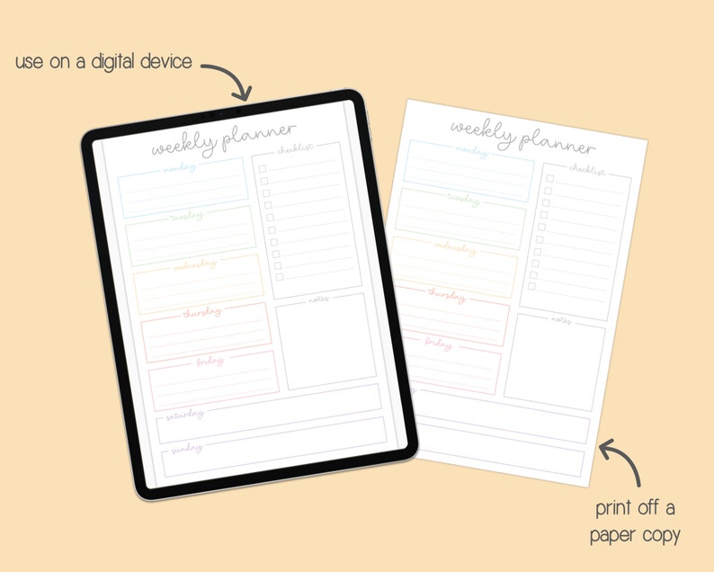STUDENT PRINTABLE PLANNER 2021 | Instant Download | Digital Planner for ...