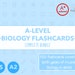 A-level Biology Bundle: FLASHCARDS COMPLETE BUNDLE - Etsy
