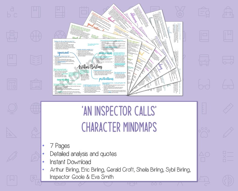 GCSE English Literature: 'an Inspector Calls' COMPLETE BUNDLE ...