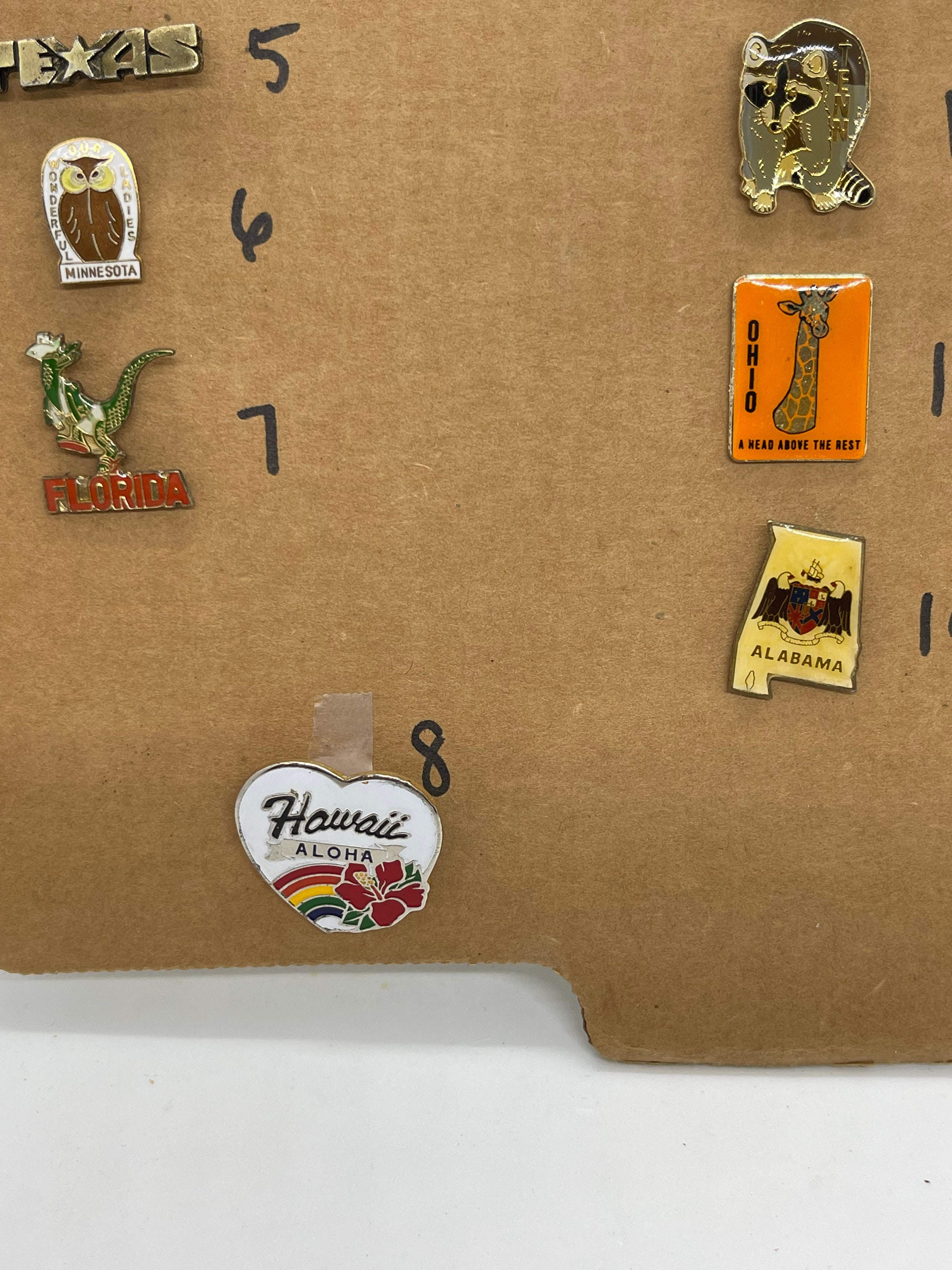 Vintage State Hat Pins ~ - Etsy