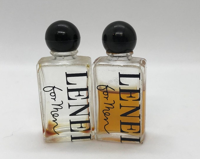 Vintage Lenel for Men Cologne Mini Bottles - Etsy