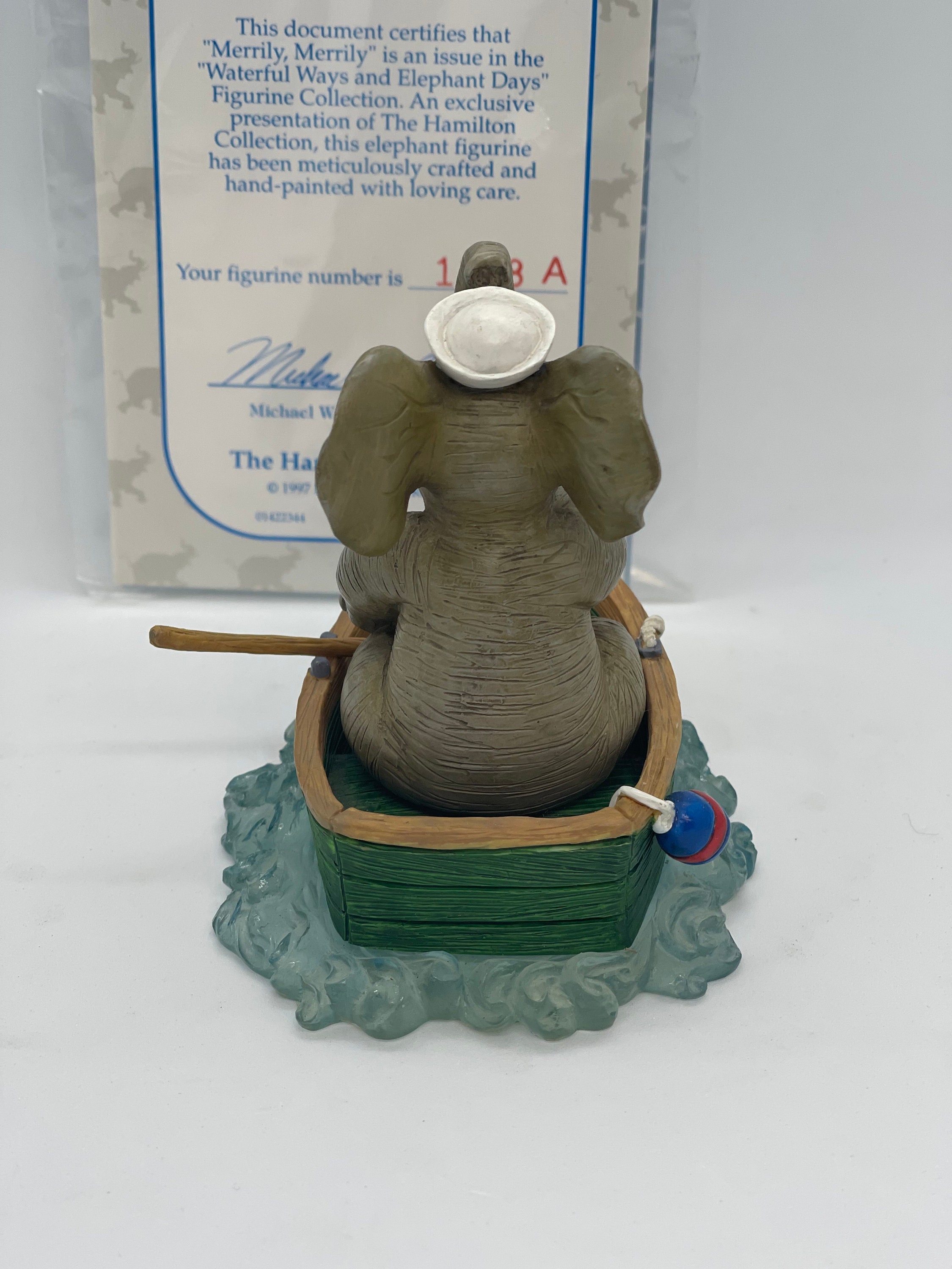 Vintage Hamilton Collection Elephant Days ~ Merrily, Merrily - Etsy