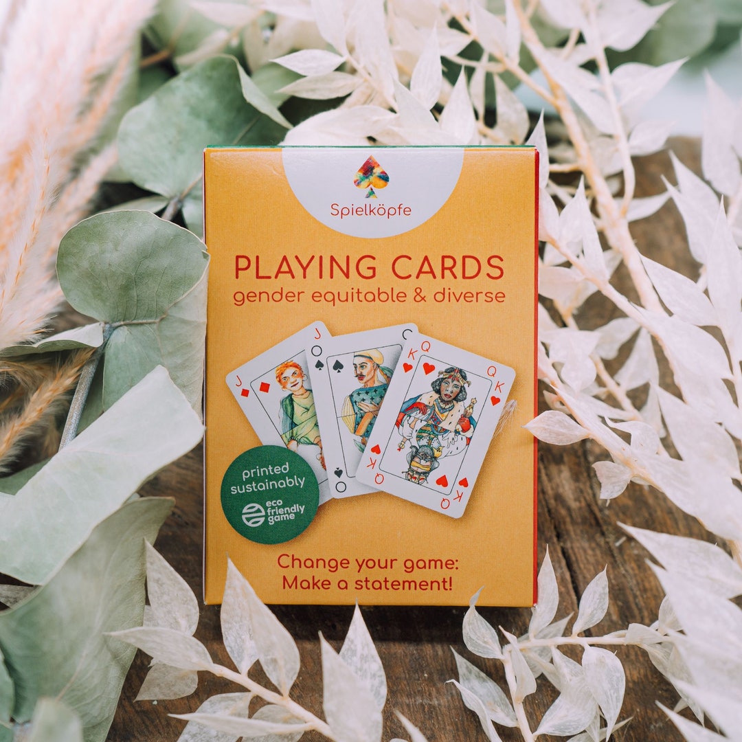 Game Heads Playing Cards English Version - Etsy