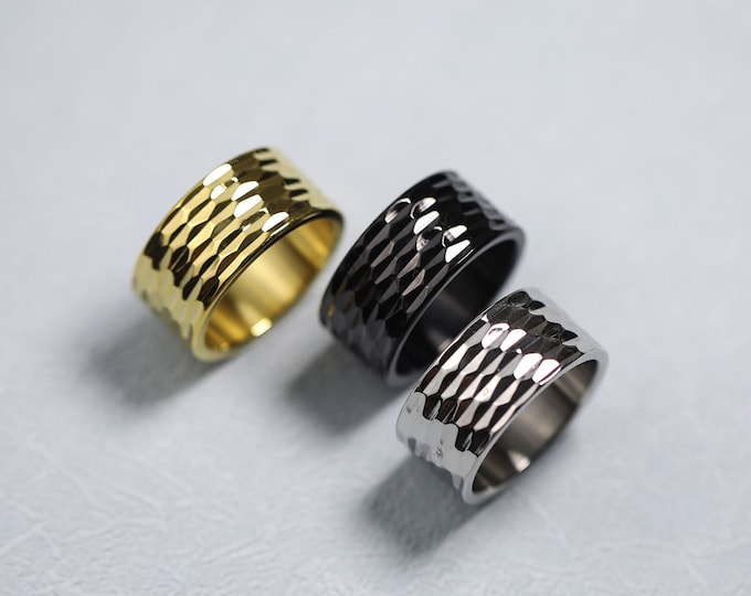 Customized Stainless Steel 12mm Ring for Man Promise Men Ring for Him ...