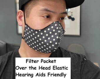 Over the Head Face Mask Around Overhead 5 Layer Shield - Etsy