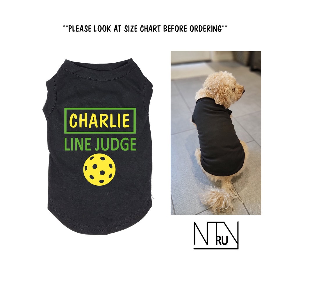 Line Judge Pickleball Dog Shirt, Pickleball Gift for Pickleball Player ...
