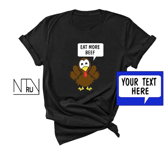 Funny Turkey Eat Beef