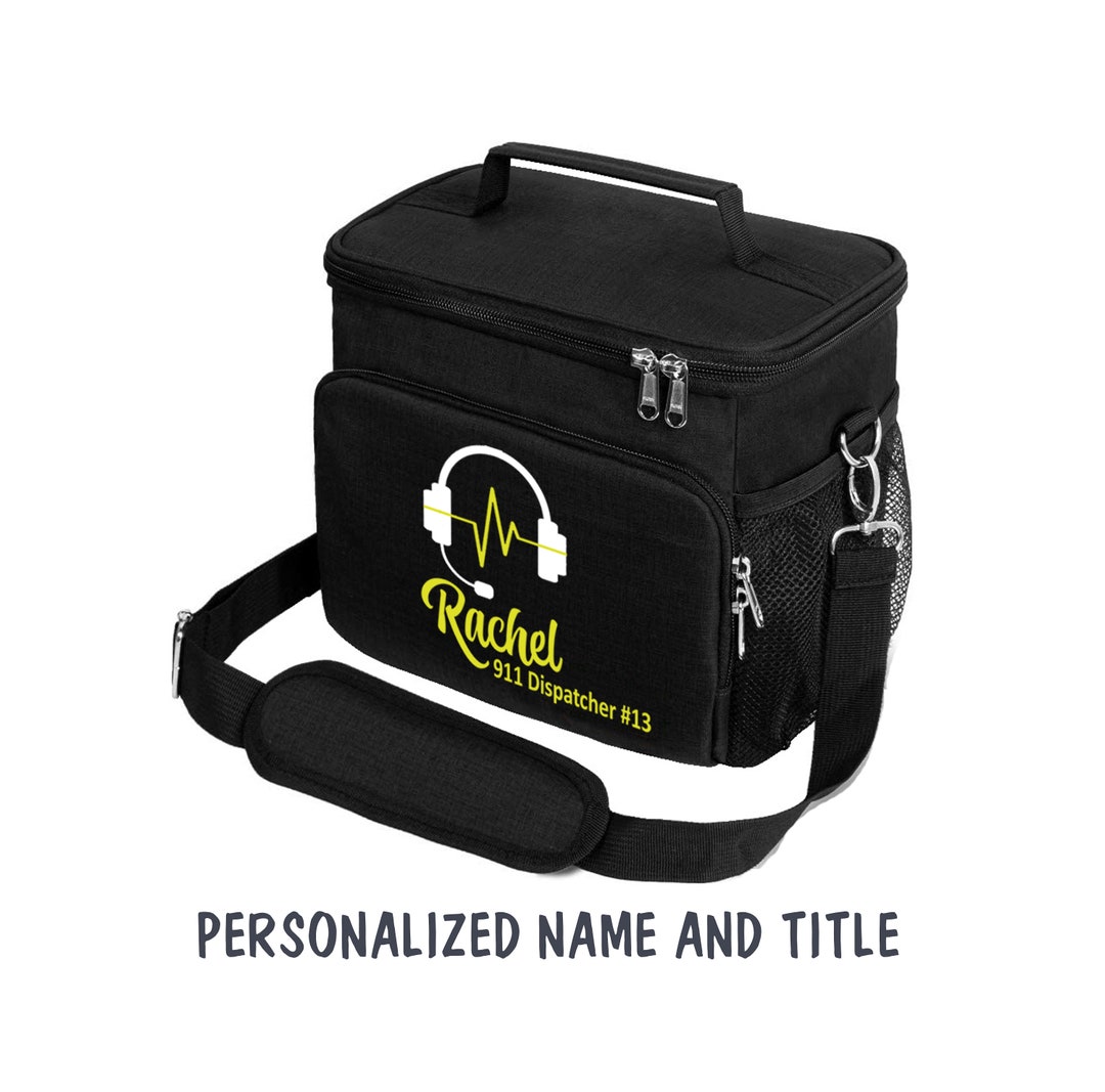 Custom 911 Dispatcher Lunch Bag, Personalized Police Dispatcher Lunch ...