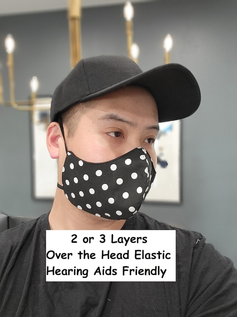 Over the Head Face Mask Adjustable Face Mask Head Mask - Etsy