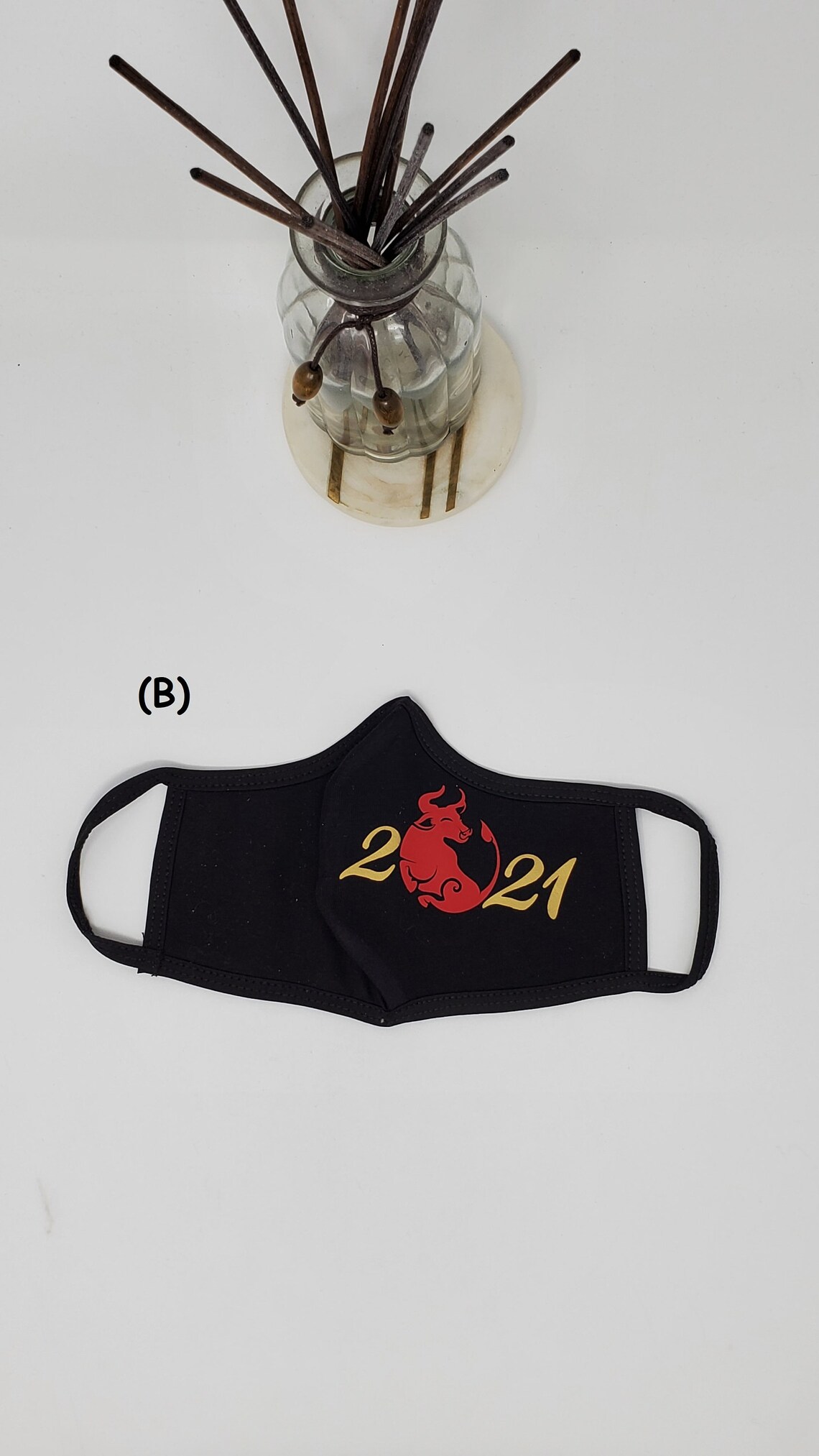 2021 Year of the Ox Mask Ox face Mask 2021 Ox Face Mask | Etsy