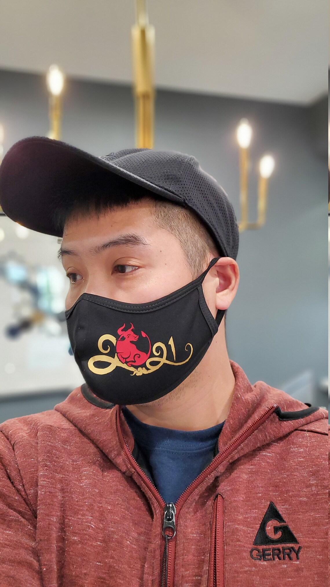 2021 Year of the Ox Mask Ox face Mask 2021 Ox Face Mask | Etsy