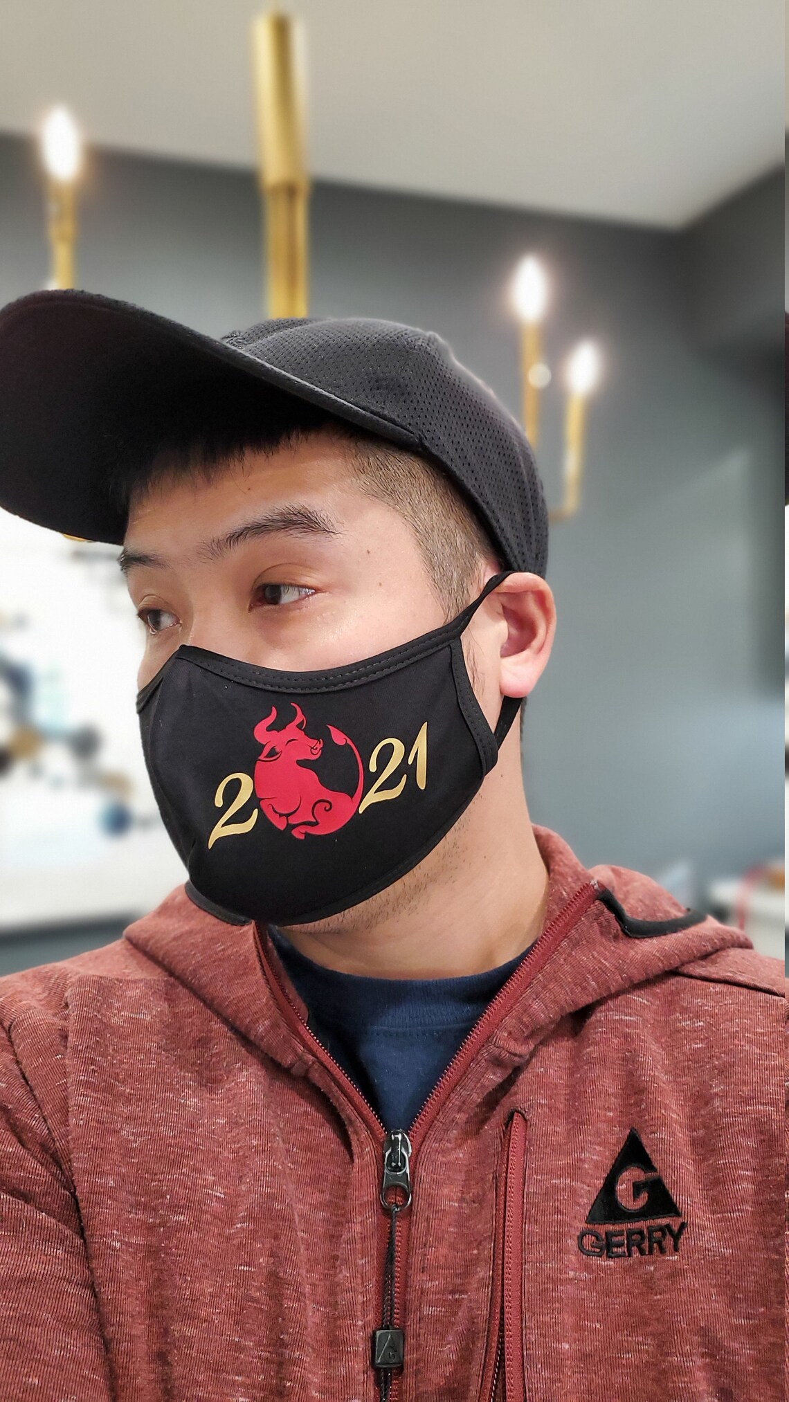 2021 Year of the Ox Mask Ox face Mask 2021 Ox Face Mask | Etsy