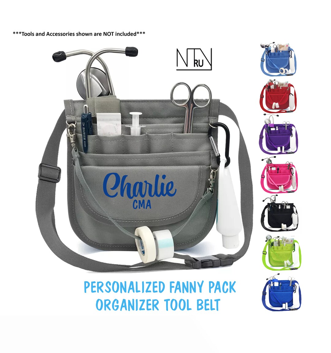 Medical Assistant Tool Belt, Personalized Nurse Fanny Pack, Organizer ...