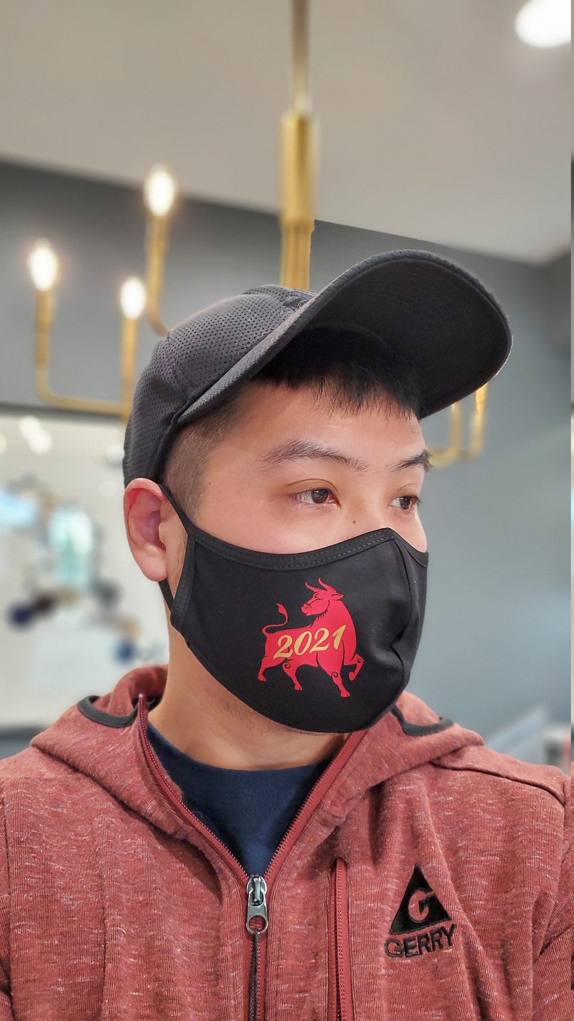 2021 Year of the Ox Mask Ox face Mask 2021 Ox Face Mask | Etsy