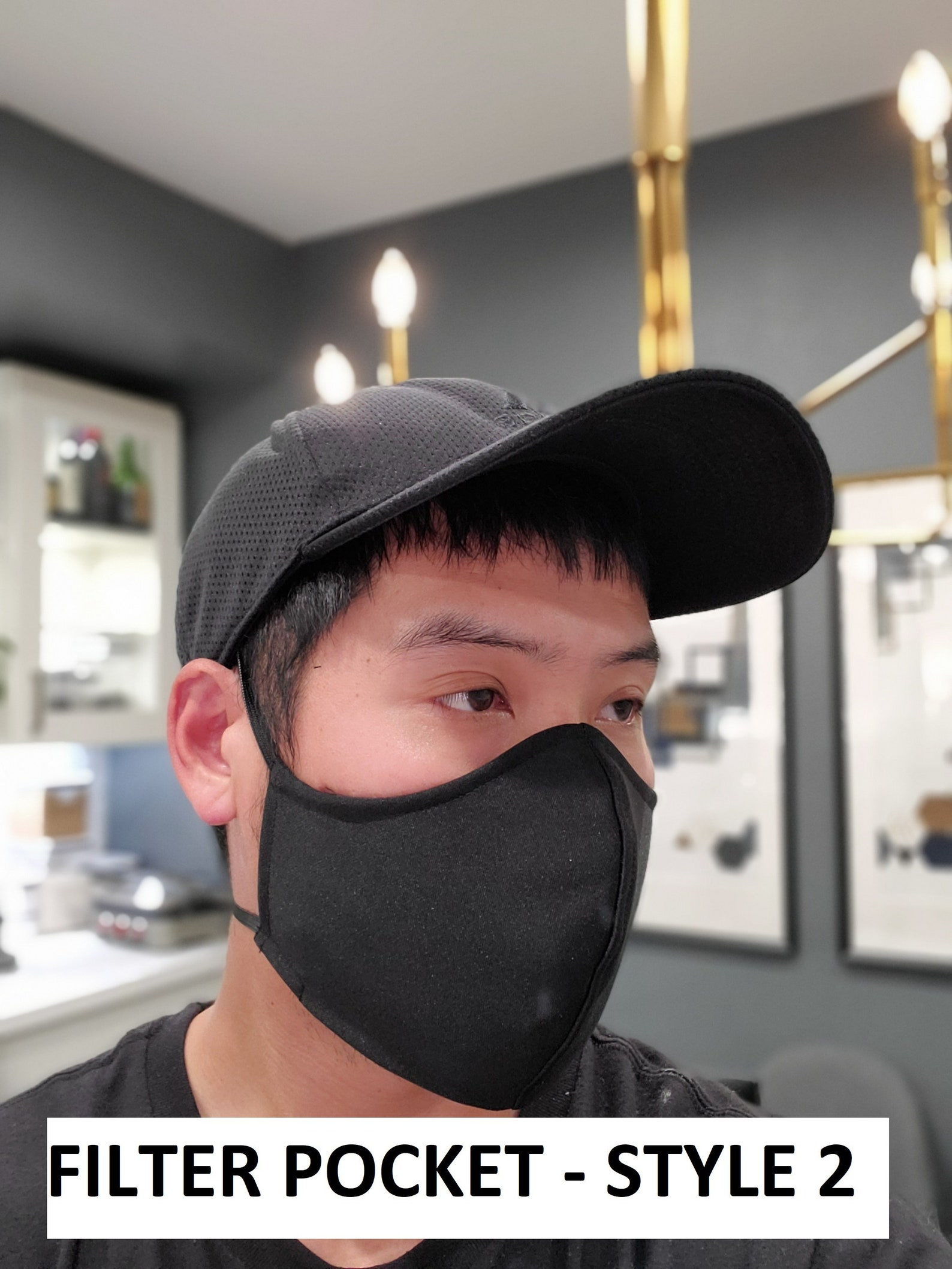 Over the Head Mask with Filter Pocket Best selling mask | Etsy