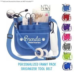 Custom Vet Tech Fanny Pack, Vet Tech Tool Belt, Vet Tech Organizer Belt ...