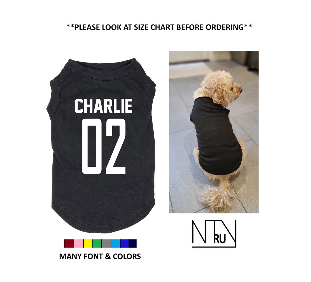 Custom Dog Jersey With Name and Number, Team Dog Shirt, Dog Basketball ...
