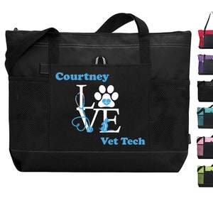 Veterinary Technician Bag Vet Tech Bag Gift for Vet Tech - Etsy