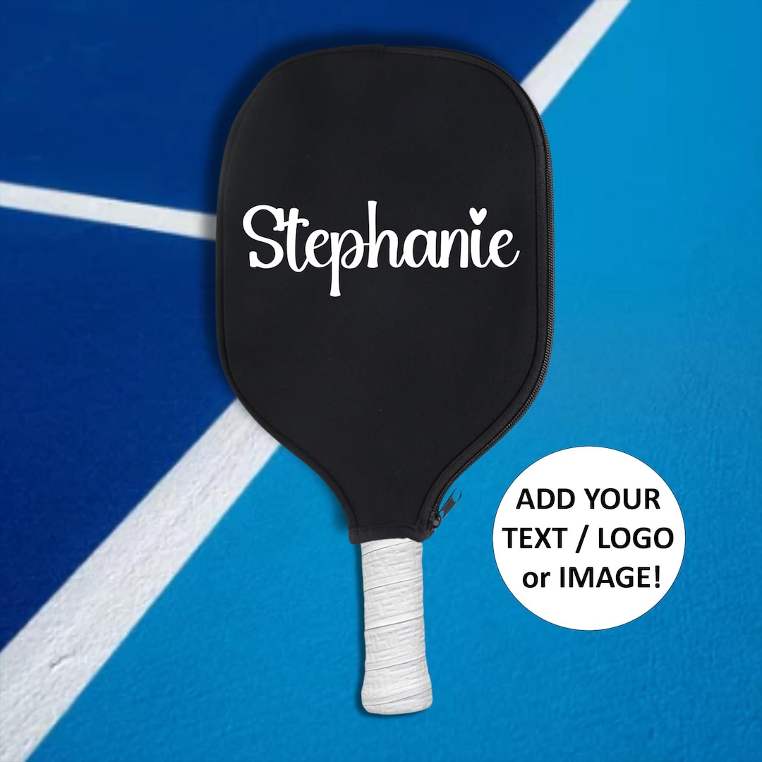 Pickleball Paddle Cover, Custom Pickleball Paddle Cover, Personalized ...