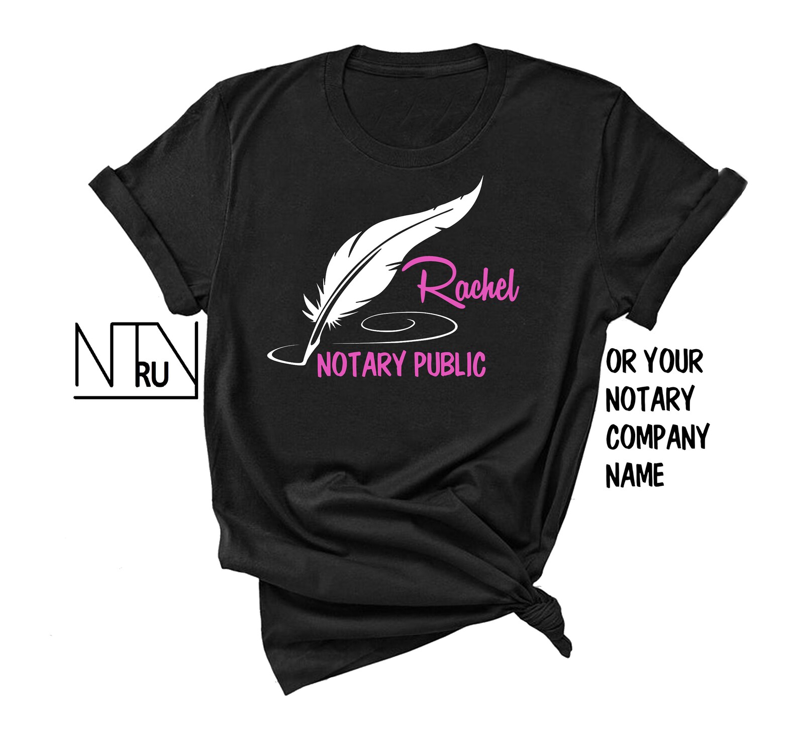 Custom Notary Public Shirt With Your Company Name or Logo - Etsy