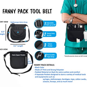 Custom Vet Tech Fanny Pack, Vet Tech Tool Belt, Vet Tech Organizer Belt ...