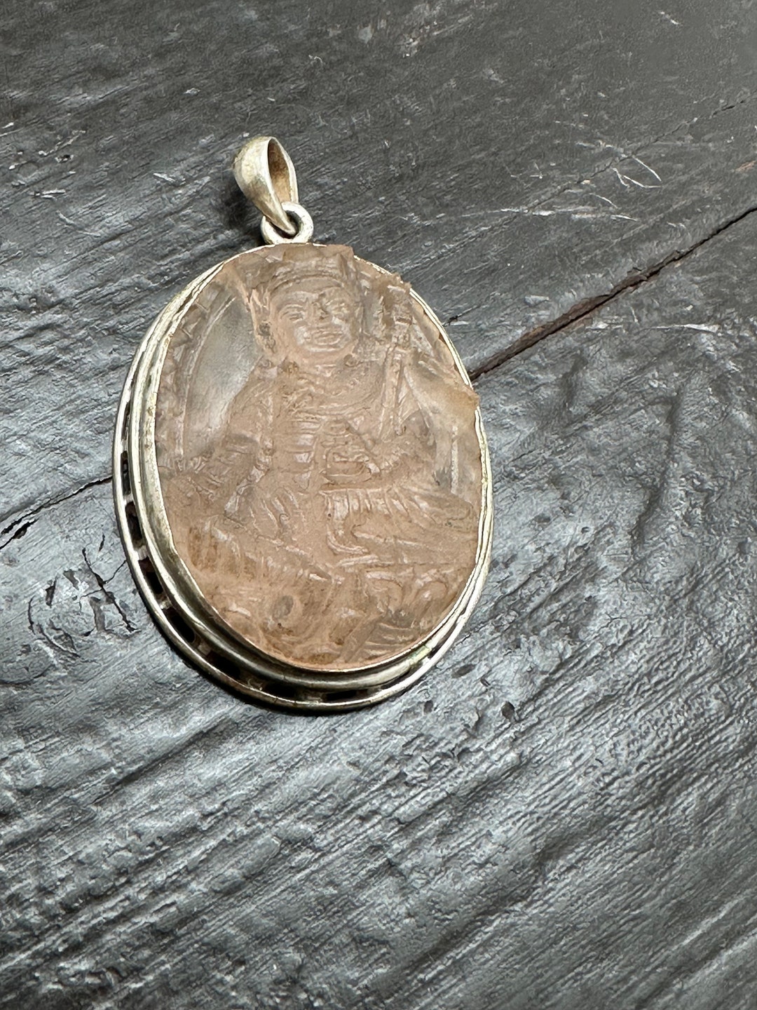 Padmasambhava Guru Rinpoche Tibetan Buddhist Rose Quartz - Etsy