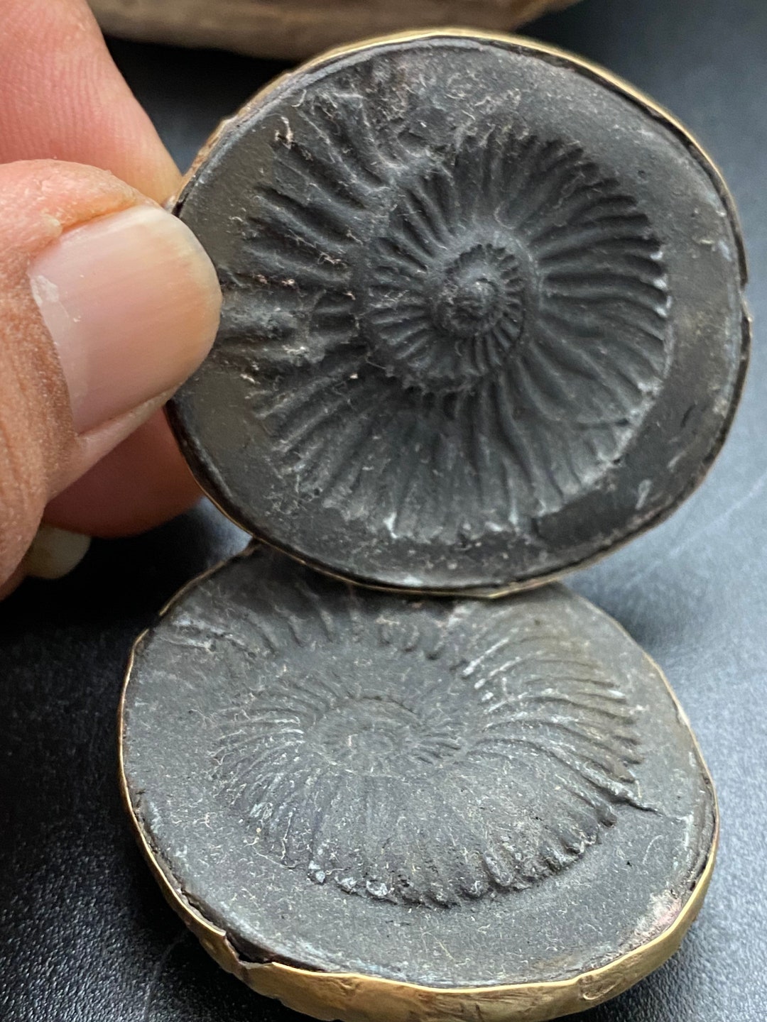 Shaligram Pendent Saligram Stone Spiritual Religious - Etsy