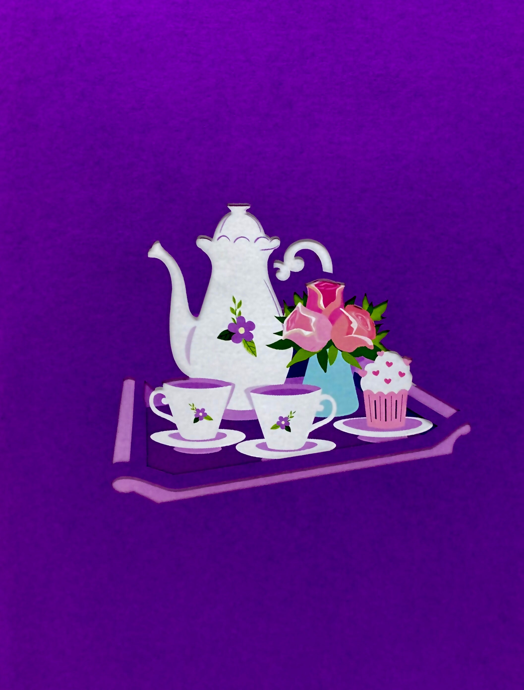 Tea Pot Pop up Greeting Card - Etsy